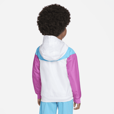 Nike Sportswear Windrunner Younger Kids' Full-Zip Jacket. Nike NL