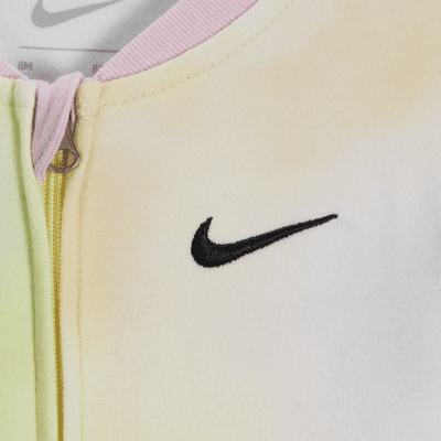 Nike Baby (0-9M) Footed Full-Zip Coverall. Nike.com