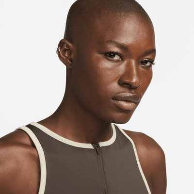 Nike Air Dri-FIT Women's 1/2-Zip Running Tank Top. Nike NL