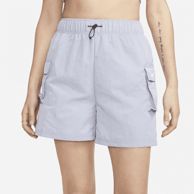 Nike Sportswear Essential Women's Woven High-Rise Shorts. Nike.com