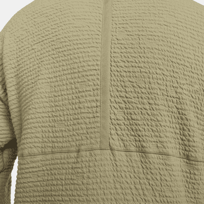 Nike Yoga Texture Men's Nike Dri-FIT Long-Sleeve Yoga Top. Nike BE