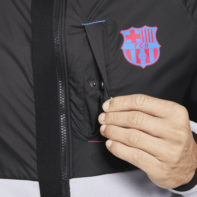 F.C. Barcelona AWF Men's Winterized Full-Zip Football Jacket. Nike CH