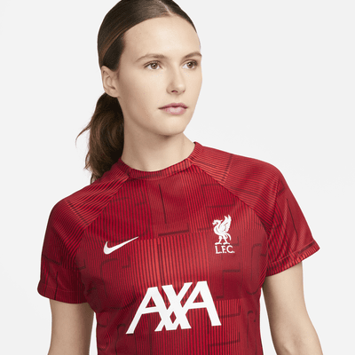 Liverpool F.C. Academy Pro Women's Nike Dri-FIT Pre-Match Football Top ...