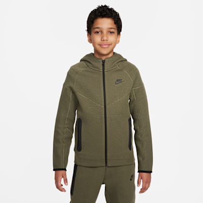 Nike Sportswear Tech Fleece Big Kids' (Boys') Full-Zip Hoodie. Nike.com