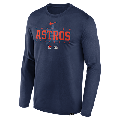 Playera de manga larga para hombre Nike Dri-FIT Team Legend (Houston ...