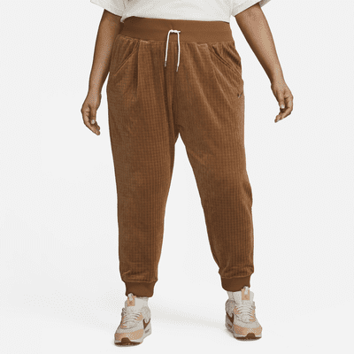 Nike Sportswear Joggingbroek van velours met hoge taille voor dames ...