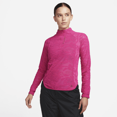 Nike Trail Women's Dri-FIT 1/4-Zip Mid Layer Trail Top. Nike NL
