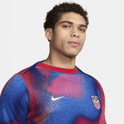 USMNT Academy Pro Men's Nike Dri-FIT Soccer Pre-Match Short-Sleeve Top ...