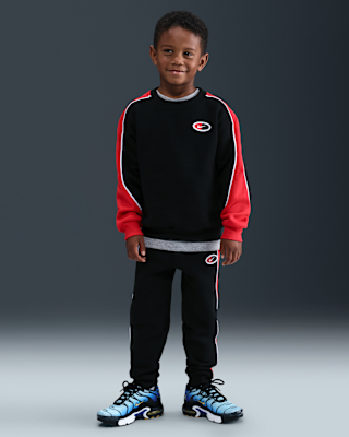 Nike Younger Kids' 2-Piece Fleece Crew Set. Nike UK