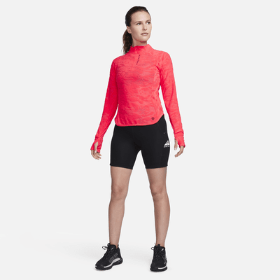 Nike Trail Women's Dri-FIT 1/4-Zip Mid Layer Trail Top. Nike IL