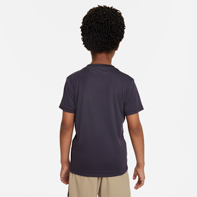 Nike Half Stamp Print Tee Little Kids' Dri-FIT T-Shirt. Nike.com