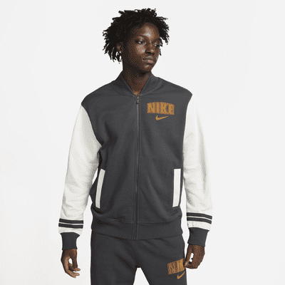 Nike Sportswear Men's Fleece Varsity Jacket. Nike NL