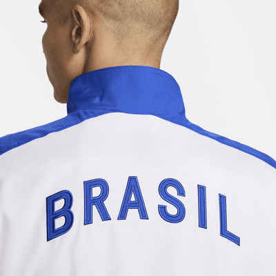Brazil 1998 Reissue Men's Nike Soccer Replica Track Jacket. Nike.com