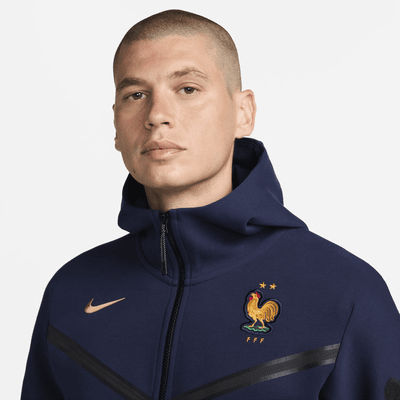 Hoodie de futebol com fecho completo Nike Tech Fleece Windrunner FFF ...