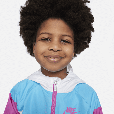 Nike Sportswear Windrunner Younger Kids' Full-Zip Jacket. Nike NL