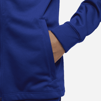 F.C. Barcelona Strike Older Kids' Nike Dri-FIT Football Tracksuit. Nike LU