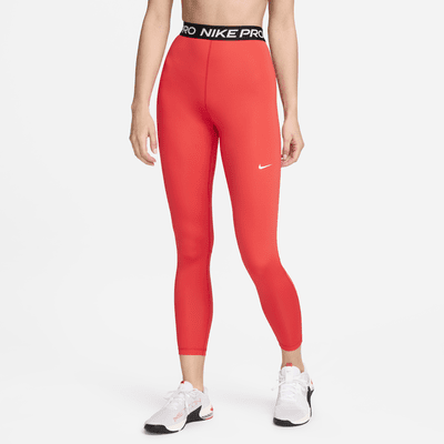 Nike Pro Women's High-Waisted 7/8 Mesh-Panelled Leggings. Nike UK
