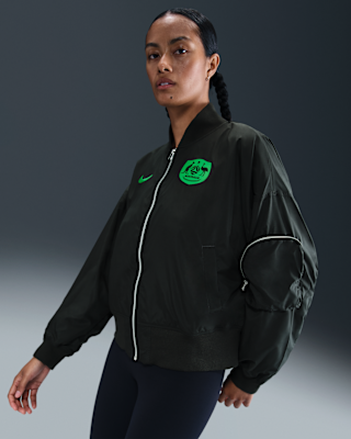 Australia Essential Women's Nike Football Oversized Bomber. Nike AU