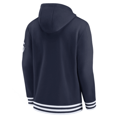 Sudadera con gorro sin cierre universitaria Nike para hombre Penn State Nittany Lions Legacy ...