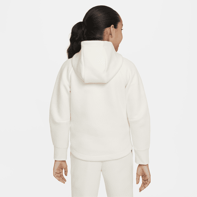 Nike Sportswear Tech Fleece Big Kids' (Girls') Full-Zip Hoodie. Nike.com