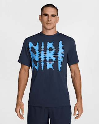 Nike Hyverse Men's Dri-FIT UV Short-Sleeve Fitness Top. Nike SI