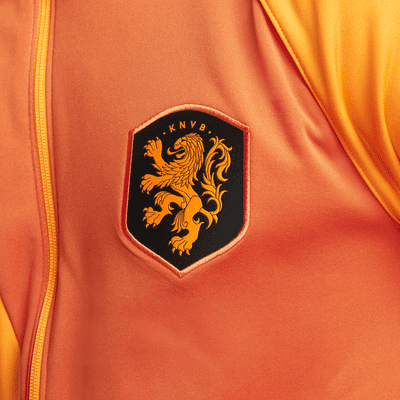 Netherlands Academy Pro Men's Knit Football Jacket. Nike LU