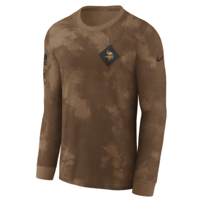 Playera de manga larga Nike de la NFL para hombre Minnesota Vikings Salute to Service. Nike.com