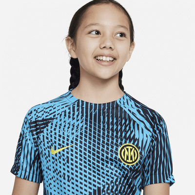 Inter Milan Older Kids' Nike Dri-FIT Pre-Match Football Top. Nike UK