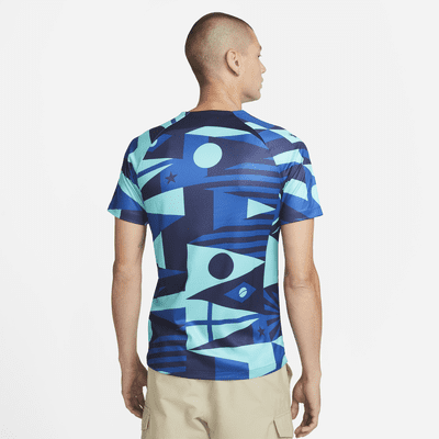 Inter Milan Men's Nike Dri-FIT Pre-Match Soccer Top. Nike.com