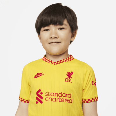 Liverpool F.C. 2021/22 Third Younger Kids' Nike Dri-FIT Football Kit ...