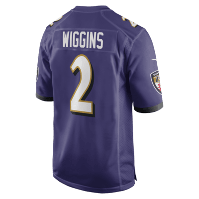 Jersey de fútbol americano Nike de la NFL Game para hombre Nate Wiggins ...