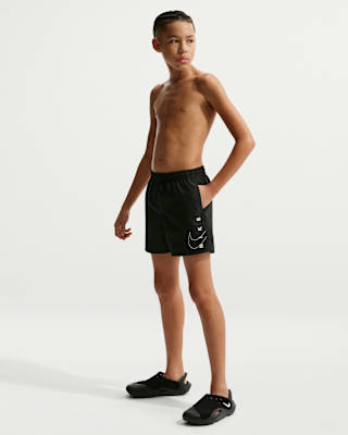 Nike Swim Split Logo Lap Boys' 10cm (Approx.) Volley Shorts. Nike SE