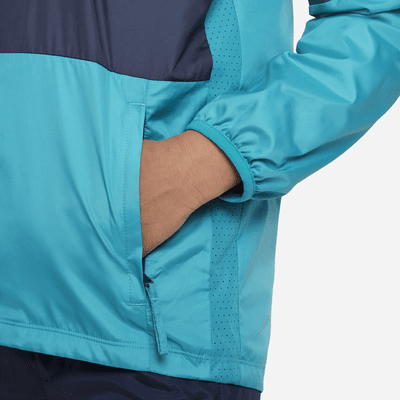 F.C. Barcelona Repel Academy AWF Third Older Kids' Football Full-Zip ...