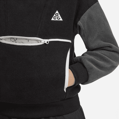 Nike ACG Icon Fleece Polartec® 'Wolf Tree' Older Kids' Oversized Hoodie ...