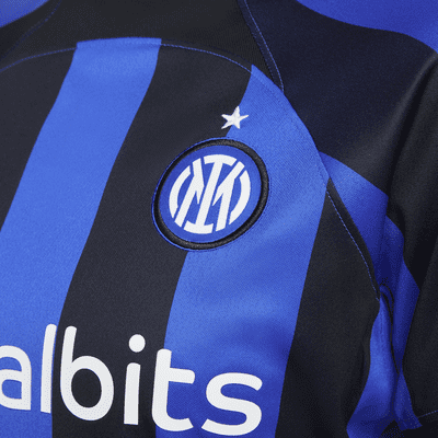 Inter Milan 2022/23 Stadium Home Women's Nike Dri-FIT Football Shirt ...