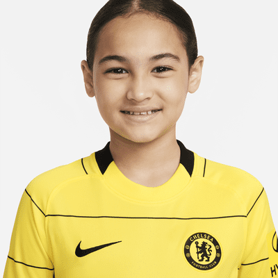Chelsea FC 2021/22 Stadium Away Fußballtrikot für ältere Kinder. Nike LU