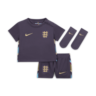 England 2024 Stadium Away Baby/Toddler Nike Football Replica 3-Piece ...