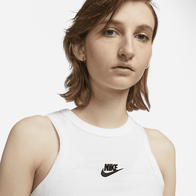 Nike Sportswear tanktop met ribbelstructuur voor dames. Nike NL