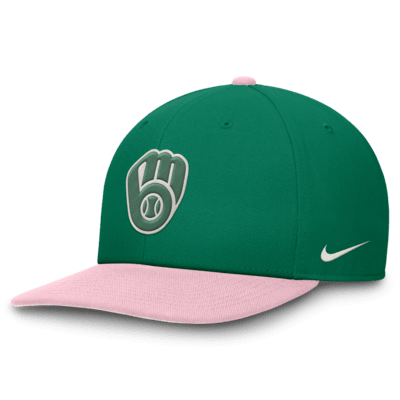 Gorra ajustable Nike Dri-FIT de la MLB para hombre Milwaukee Brewers ...