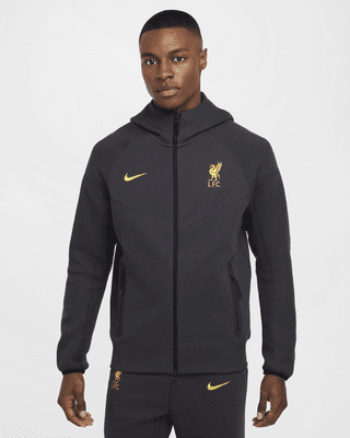 Liverpool FC Tech Windrunner Derde Nike voetbalhoodie met rits over de ...