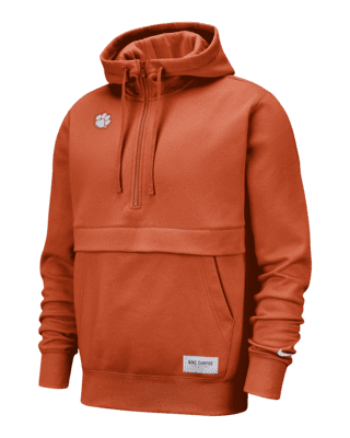 Nike College Club (Clemson) Men's 1/2-Zip Hoodie. Nike.com