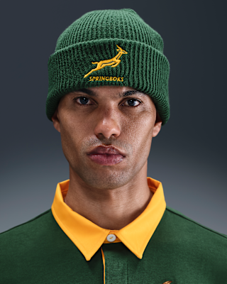 Springboks Gorro con doblez de rugby Nike - Unisex. Nike ES