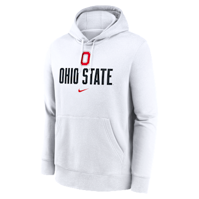 Sudadera con gorro sin cierre universitaria Nike para hombre Ohio State Buckeyes Primetime Club ...