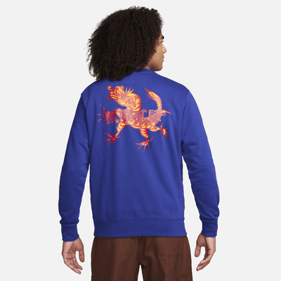 F.C. Barcelona Club Men's Nike Football Crew-Neck Sweatshirt. Nike SG