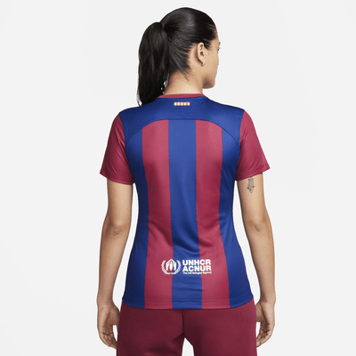 F.C. Barcelona 2023/24 Stadium Home Women's Nike Dri-FIT Football Shirt. Nike PT