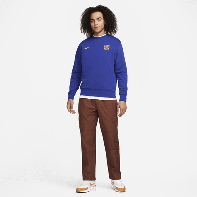 F.C. Barcelona Club Men's Nike Football Crew-Neck Sweatshirt. Nike SG