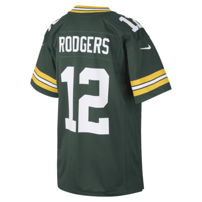 NFL Green Bay Packers Game Jersey (Aaron Rodgers) Older Kids' American ...