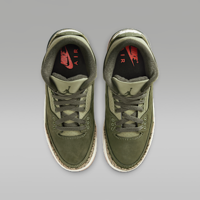 Air Jordan 3 Retro "Medium Olive" Zapatillas - Niño/a. Nike ES