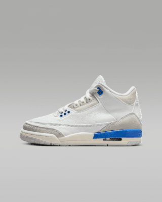 Air Jordan 3 Retro 'Medium Olive' Older Kids' Shoes. Nike AT