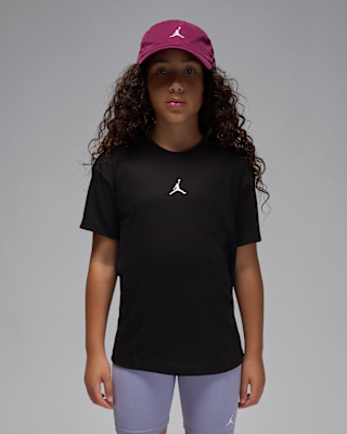 Haut à manches courtes Diamond Jordan Sport Dri-FIT pour ado. Nike LU
